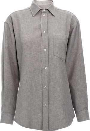 Darkpark Darkpark, Femme, Blouses et Chemises, Gris, Taille: 36 FR Anne Shirt