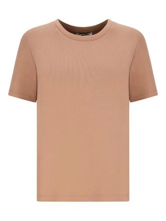 Max Mara t-shirt à col rond - Marron