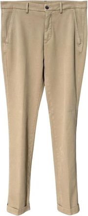 Mason's Homme, Pantalons, Beige, Taille: M Chino Slim Fit Stretch en Twill