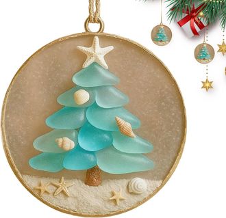 Generico Weihnachtsdekoration, K&uuml;stendekoration, Weihnachtsbaum-Dekoration, Acryl, Strand-Design, f&uuml;r Feier, Haus, Wand, Fenster, Wohnzimmer, Weihnachtsfeier