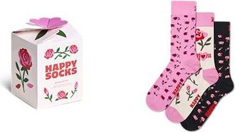 Happy Socks Chaussettes color&eacute;es pour la f&ecirc;te des p&egrave;res et la f&ecirc;te des m&egrave;res - Id&eacute;e cadeau pour papas et maman, Mothers, 38-42