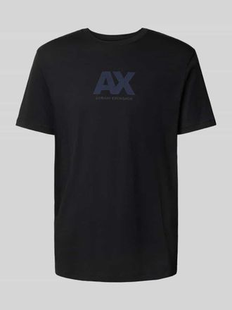 A|X Armani Exchange Regular Fit T-Shirt aus reiner Baumwolle mit Logo-Print