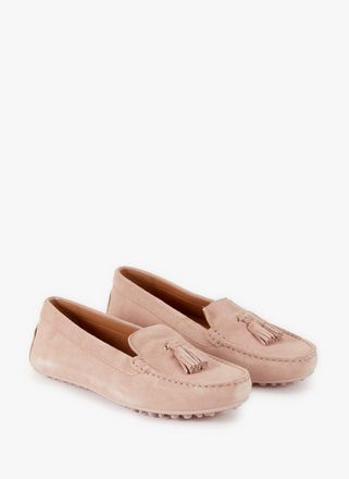 Geox Mocassins en cuir su&eacute;d&eacute; avec semelle adh&eacute;rente