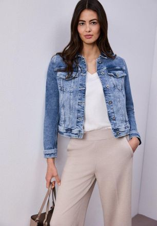 Street One Jeansjacke in Denim-Optik