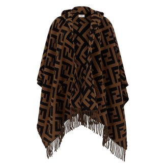 Fendi Damen, Jacken, Braun, ONE SIZEGr&ouml;&szlig;e