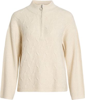 Vila ssia L/S High Neck Zipper Top - Noos