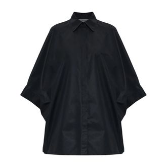 Balenciaga &Auml;rmelloses Oversize Shirt - - Tops - Damen - Schwarzk - XS