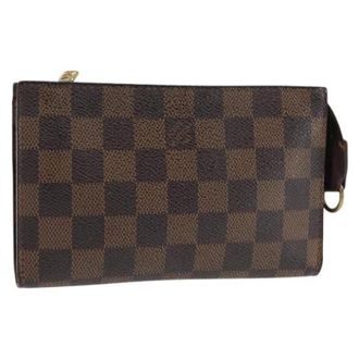Louis Vuitton Pre-owned Canvas Pouch - - Pre-owned - Damen - Braun - ONE SIZE