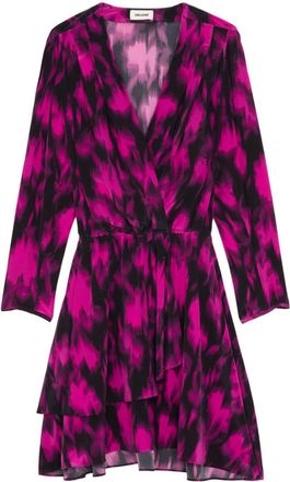 Zadig&Voltaire Rogers Minikleid aus Seide - Rosa