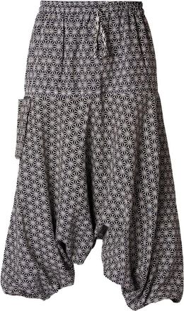 Panasiam Aladin Pants geometrix, Asanoha Black, XL
