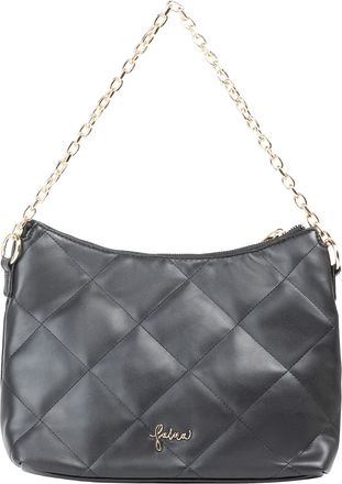 Faina Womens Handtasche, SCHWARZ