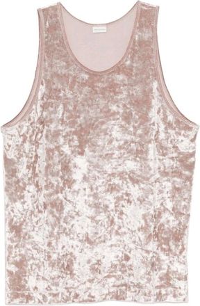 Dries Van Noten Homme, Tops, Rose, Taille: M Hauts sans manches