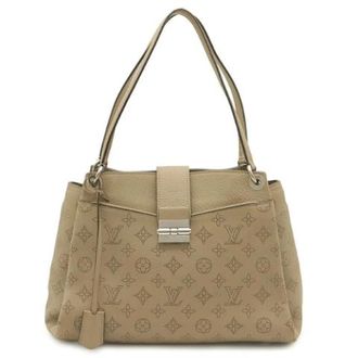 Louis Vuitton Pre-owned Mahina Leder Handtasche - - Pre-owned - Damen - Beige - ONE SIZE
