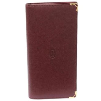 Cartier Pre-owned Cuir petite-maroquinerie - Femme - Pre-owned - Rouge - Taille: ONE Size