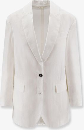 Brunello Cucinelli Cotton blazer - BRUNELLO CUCINELLI - gender_Woman
