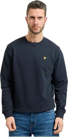 Lyle & Scott Homme, Sweatshirts et sweats &agrave; capuche, Bleu, Taille: XL SweaT-shirt ras du cou