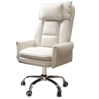 Generic Hochlehner-Schreibtischstuhl,ergonomischer Chefsessel Lendenwirbelst&uuml;tze,Schreibtischstuhl aus PU-Leder Zuhause,Computer-Gaming-Stuhl,Arbeitsstuhl Arm