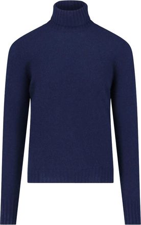 Drumohr Rollkragenpullover - Blau