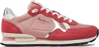 Pepe Jeans London Sneakers Brit Heritage W PLS31474 Rosa