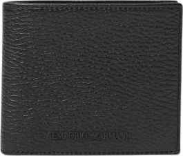 Emporio Armani Homme, Accessoires, Noir, Taille: ONE Size Portefeuille Bifold &Eacute;l&eacute;gant avec Compartiments Int&eacute;rieurs