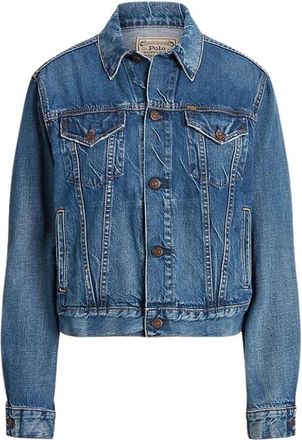 Polo Ralph Lauren Veste en jean Trucker - Femme - Vestes - Bleu - Taille: 36 FR