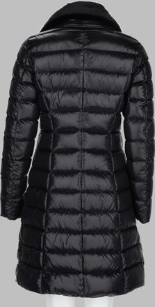 Herno Quilted Long Down Jacket - Black