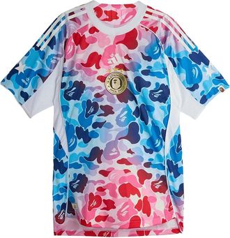 A Bathing Ape x adidas Football t-shirt à imprimé graphique - Blanc