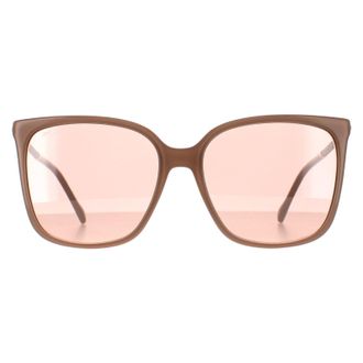 Jimmy Choo London Square Damen Nude Rosa Flash Silber Spiegel SCILLA/S