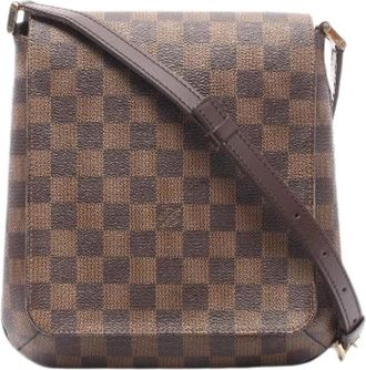 Louis Vuitton Pre-owned Musette Salsa Damier Ebene Shoulder Bag - Femme - Pre-owned - Brun - Taille: ONE Size