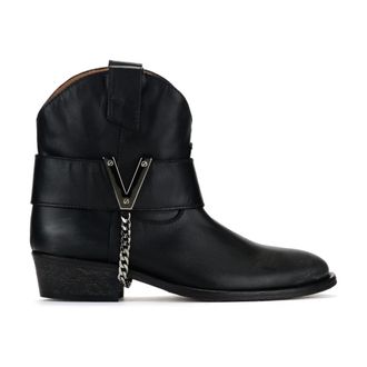 Via Roma 15 Stylische Booties f&uuml;r jeden Anlass - - Shoes - Damen - Schwarzk - 37 EU