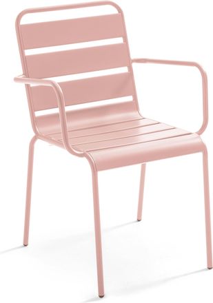 Oviala Gartensessel aus Metall Blush - Palavas