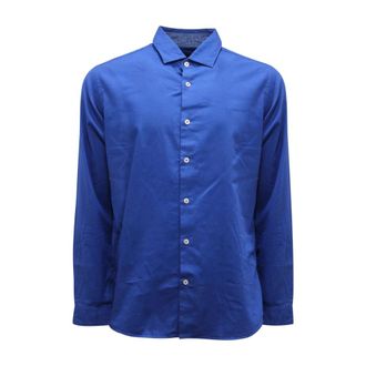 Liu Jo Slim Fit Hemd Royalblau - - Shirts - Herren - Blau - 2XL