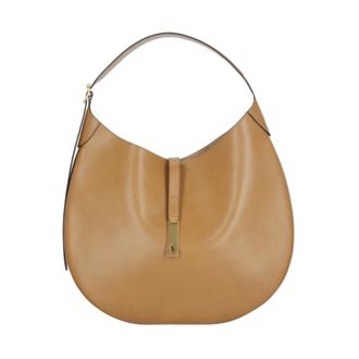 Ralph Lauren Femme, Sacs, Brun, Taille: ONE Size Sac bandouli&egrave;re en cuir