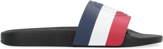 Moncler Mens Basile Rubber Slides Black Flip Flops &