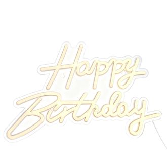 Generic LED-Geburtstagskerze - Neon-Gl&uuml;hen-Design, Kreativer Party-, Bunte Partywand, Brillantes visuelles Layout Mit sanftem Umgebungsglanz | Festliche Beleu