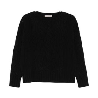D.exterior Femme, Pulls, Noir, Taille: 38 FR D. Exterior Sweaters Black