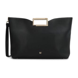 Kazar Gro&szlig;e schwarze Handtasche mit regelm&auml;&szlig;iger Form - - Bags - Damen - Schwarzk - ONE SIZE