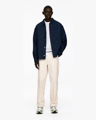 Arket Weite Workwear-Hose -Beige