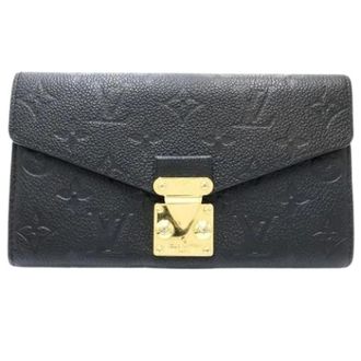 Louis Vuitton Portefeuille bi-pli Pre-owned - Femme - Pre-owned - Noir - Taille: ONE Size