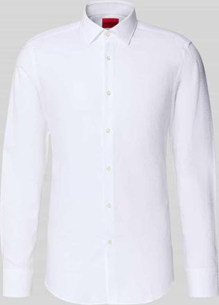 HUGO BOSS Slim Fit Businesshemd aus reiner Baumwolle Modell KENNO