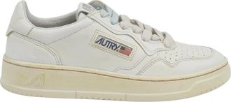 Autry Femme, Chaussures, Blanc, Taille: 37 EU Medalist Low Super Vintage Baskets