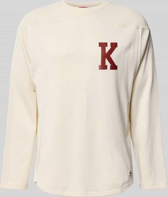 Kenzo Regular Fit Longsleeve aus Viskose-Mix