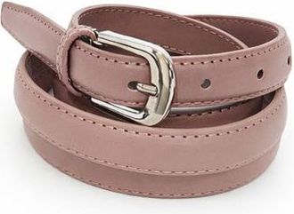 Chapeau-Tendance Ceinture fine en cuir ajustable - &eacute;l&eacute;gante