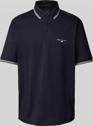 A|X Armani Exchange Poloshirt mit Label-Print