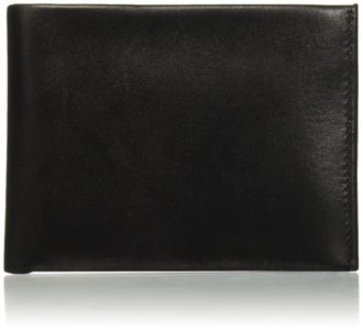 Perry Ellis Herren Portfolio RFID Smooth Passcase Zweifalten-Geldb&ouml;rse, schwarz, Einheitsgr&ouml;&szlig;e