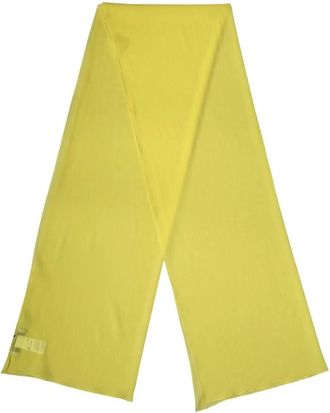 Dolce & Gabbana Femme, Accessoires, Jaune, Taille: ONE Size Silk Neck Wrap Shawl Stole