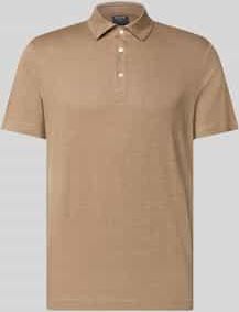 Olymp Level 5 Regular Fit Poloshirt aus Leinen-Elasthan-Mix