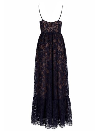 Michael Michael Kors Long Lace Dress - Blue