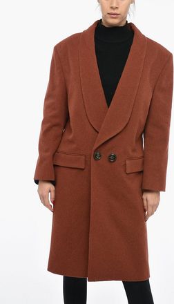 Dsquared2 Mantel DROP SHOULDER Doppelreiher mit Martingal Dsquared2