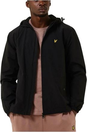 Lyle & Scott Homme, Vestes, Noir, Taille: XL Veste &agrave; capuche zipp&eacute;e